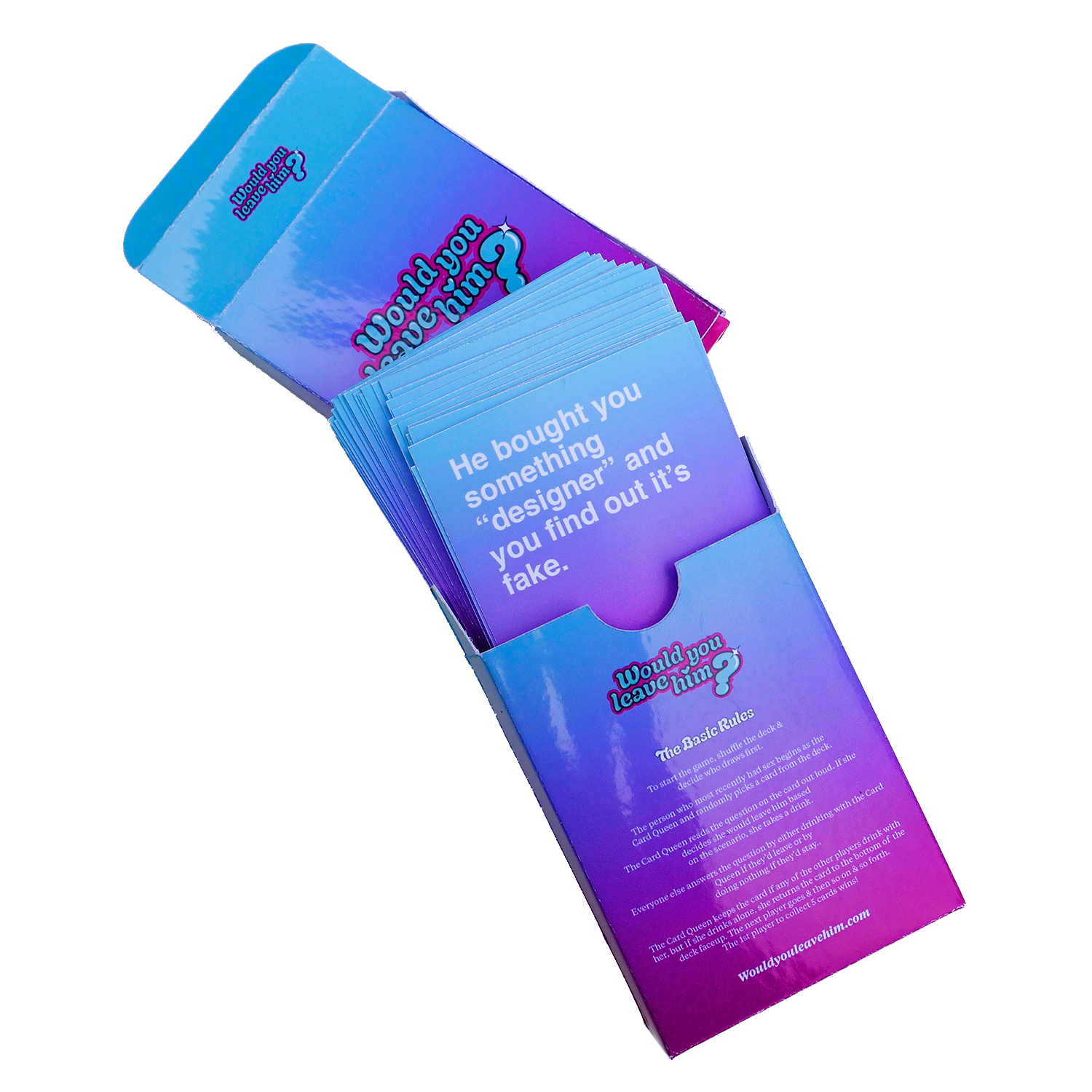 Would You Leave Him Card Game – Rico Nasty